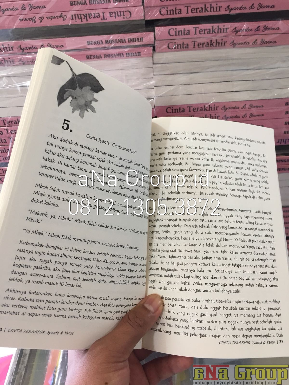 Cetak Buku Novel Book Paper | Percetakan Murah Berkualitas